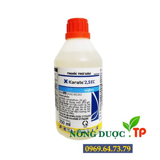 KARATE 2.5 EC - THUỐC ĐẶC TRỊ SÂU CUỐN LÁ, BỌ XÍT MUỖI, RẦY NÂU, BỌ TRĨ ...