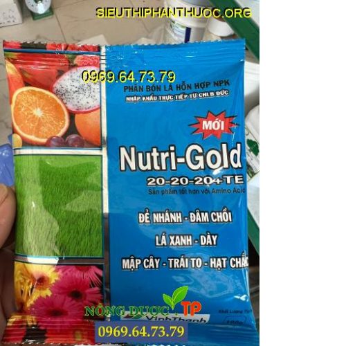 NUTRIGOLD 20-20-20+TE - PHÂN BÓN LÁ CAO CẤP DÀNH CHO CÂY TRỒNG - SIÊU ...
