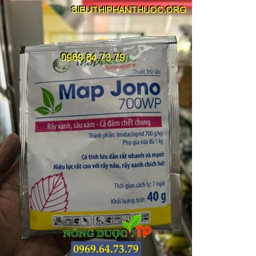 MAP JONO 700WP- Đặc Trị Rầy Nâu, Rầy Xanh, Rệp sáp, Bọ trĩ, Sâu khoang ...