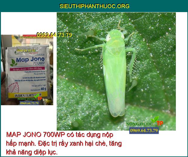 MAP JONO 700WP- Đặc Trị Rầy Nâu, Rầy Xanh, Rệp sáp, Bọ trĩ, Sâu khoang ...
