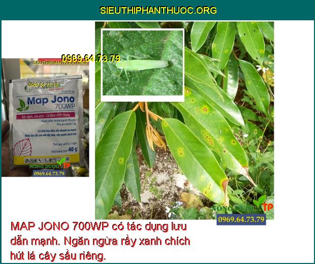 MAP JONO 700WP- Đặc Trị Rầy Nâu, Rầy Xanh, Rệp sáp, Bọ trĩ, Sâu khoang ...