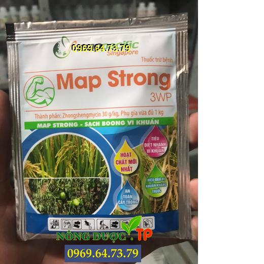 MAP STRONG 3WP - ĐẶC TRỊ BỆNH DO VI KHUẨN GÂY HẠI CHO CÂY TRỒNG 10GR ...