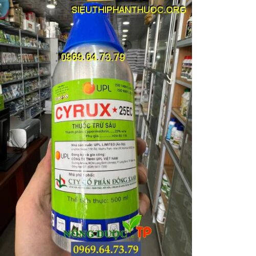 Cyrux 25ec Đặc Trị Các Loại Sâu Cắn Phá Chích Hút Đục Hoa Đục Quả SiÊu ThỊ PhÂn ThuỐc