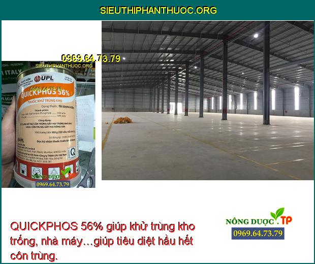 QUICKPHOS 56% THUỐC KHỬ TRÙNG KHO - Dùng Để Diệt, Phòng Trứng, Ấu Trùng ...