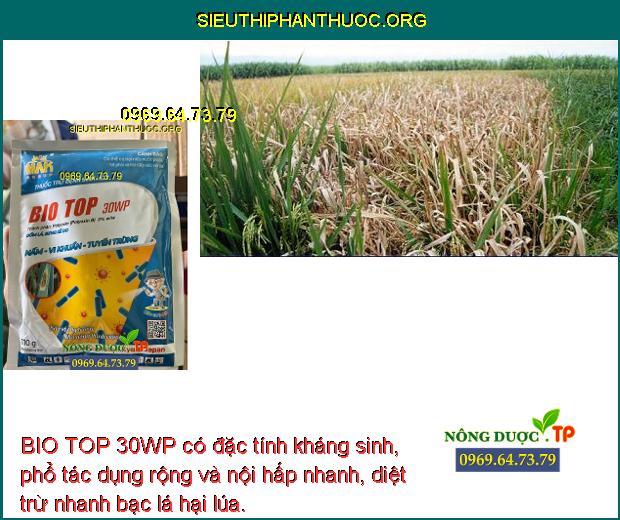 THUỐC TRỪ BỆNH SINH HỌC BIO TOP 30WP - Đặc Trị Nấm, Vi Khuẩn, Tuyến ...