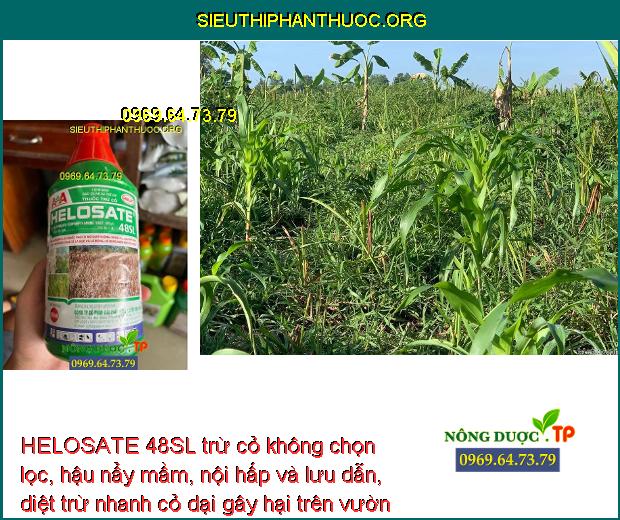 HELOSATE 48SL - Thuốc Trừ Cỏ Lá Hẹp Và Lá Rộng, Cỏ Hàng Niên Và Đa Niên ...