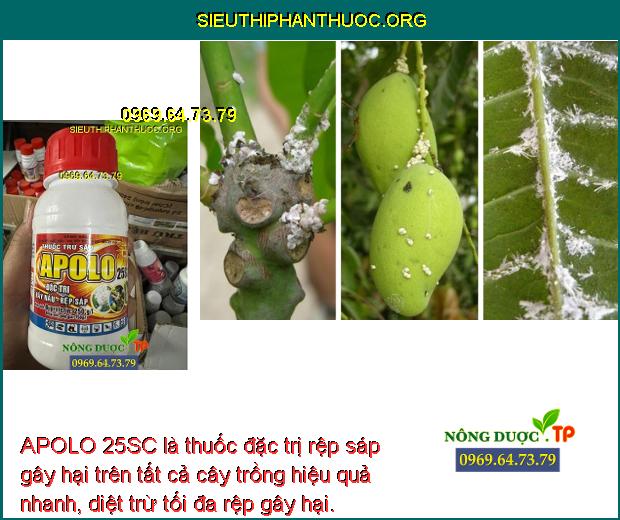 APOLO 25SC- Đặc Trị Rầy Nâu- Rệp Sáp- Diệt Trừ Rầy Non Và Trưởng Thành ...