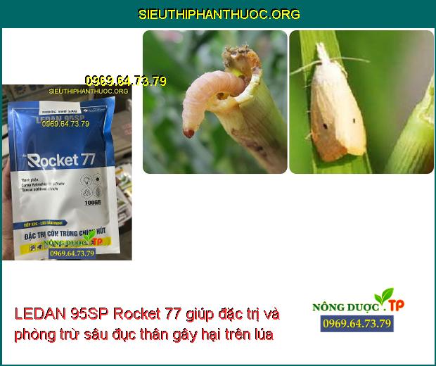 LEDAN 95SP Rocket 77- Đặc Trị Sâu Cuốn Lá- Rầy Nâu- Côn Trùng Chích Hút ...