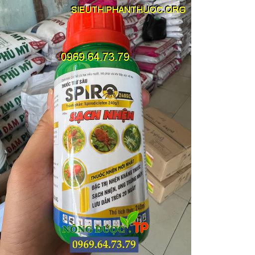 SPIRO 240SC SẠCH NHỆN- Đặc Trị Nhện Kháng Thuốc- Ung Trứng Nhện. - SIÊU THỊ PHÂN THUỐC