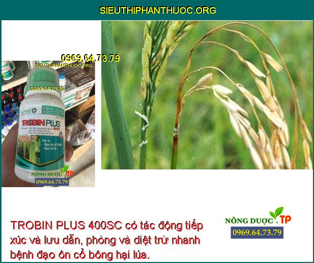 TROBIN PLUS 400SC- Đặc Trị Đạo Ôn Cổ Bông- Đạo Ôn Lá- Lem Lép Hạt ...