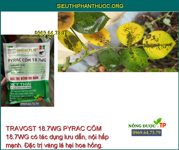 TRAVOST 18.7WG PYRAC CỐM 18.7WG- Đặc Trị Bệnh Thán Thư- Sương Mai- Thối ...