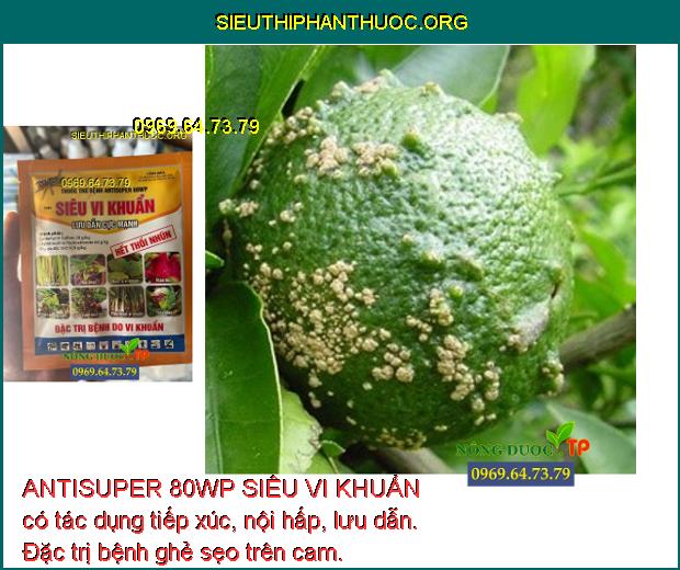 ANTISUPER 80WP SIÊU VI KHUẨN- Đặc Trị Bạc Lá Lúa- Thối Nhũn- Đốm Lá ...
