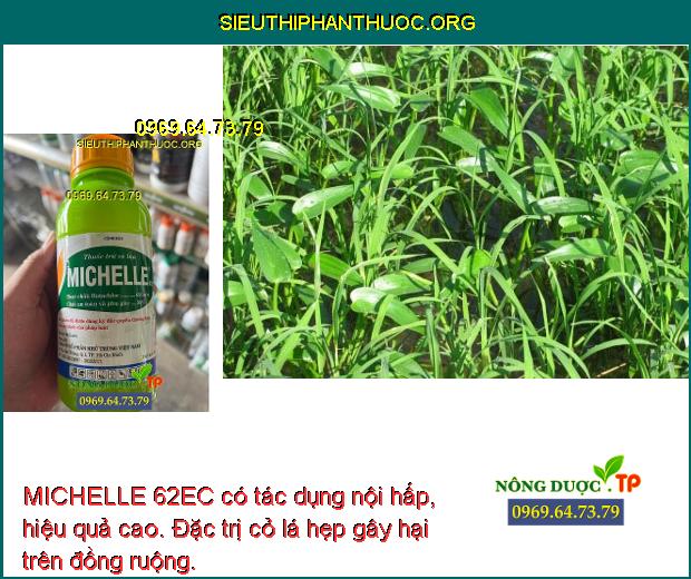 MICHELLE 62EC- Đặc Trị Lúa Lộn- Cỏ Chác Lác- Cỏ Lá Rộng- Cỏ Lồng Vực ...