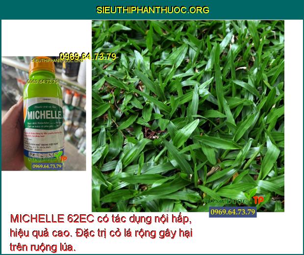 MICHELLE 62EC- Đặc Trị Lúa Lộn- Cỏ Chác Lác- Cỏ Lá Rộng- Cỏ Lồng Vực ...